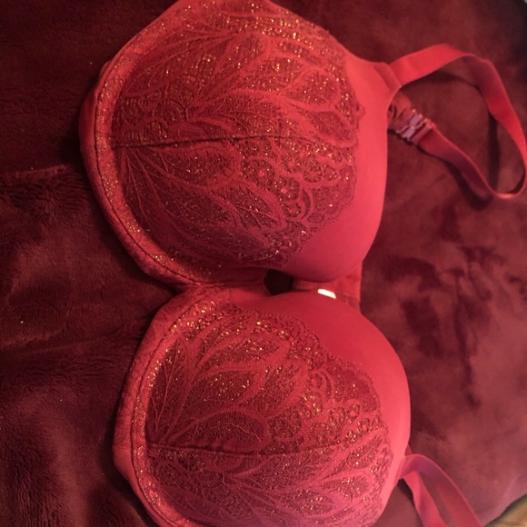 Auden | Intimates & Sleepwear | Auden Push Up Bra Deep Red Maroon Color ...